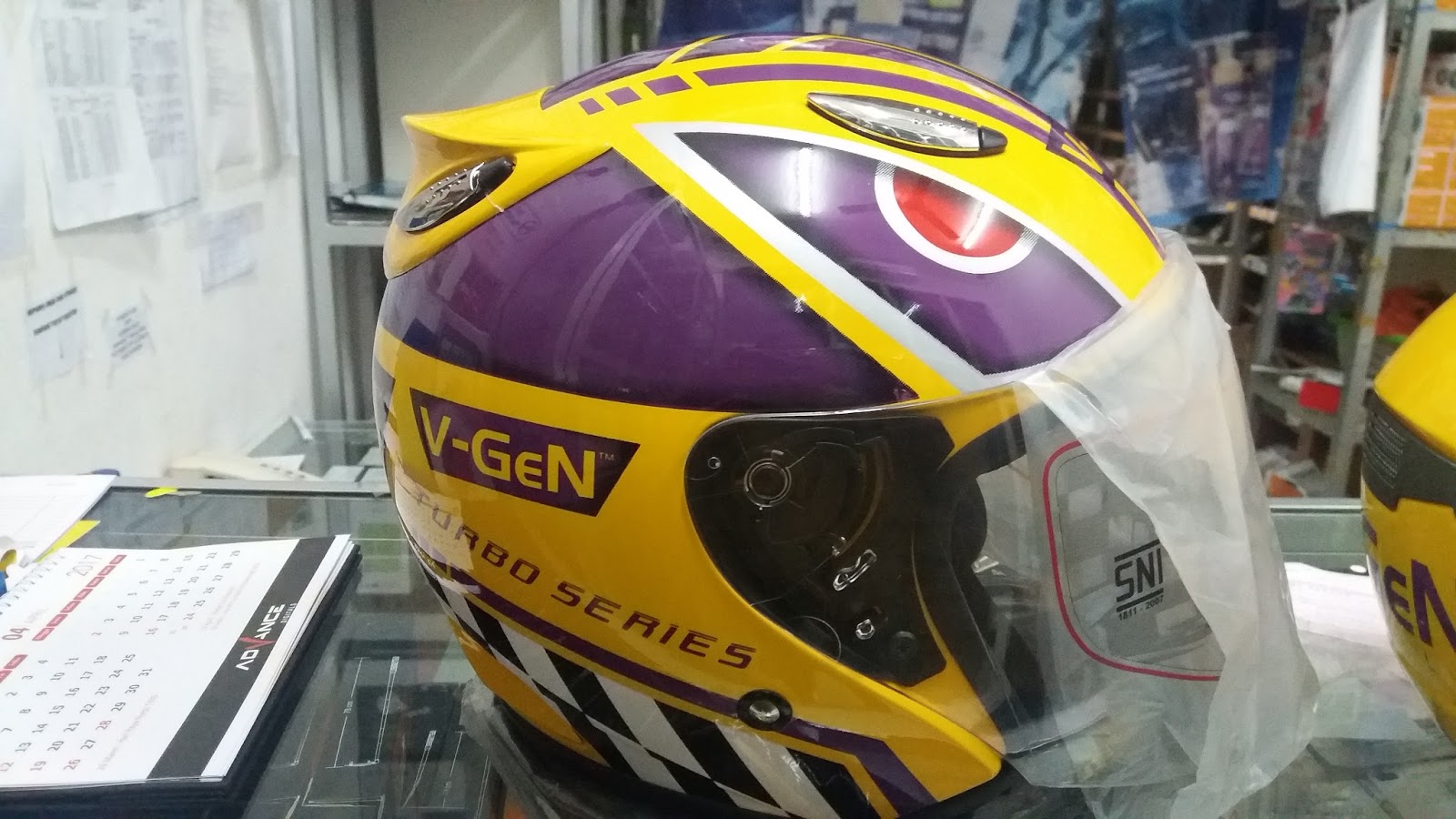 HELM VGEN CENTRO TEBAL SNI - Khaibar Aksesoris By CV. Blackphone ...
