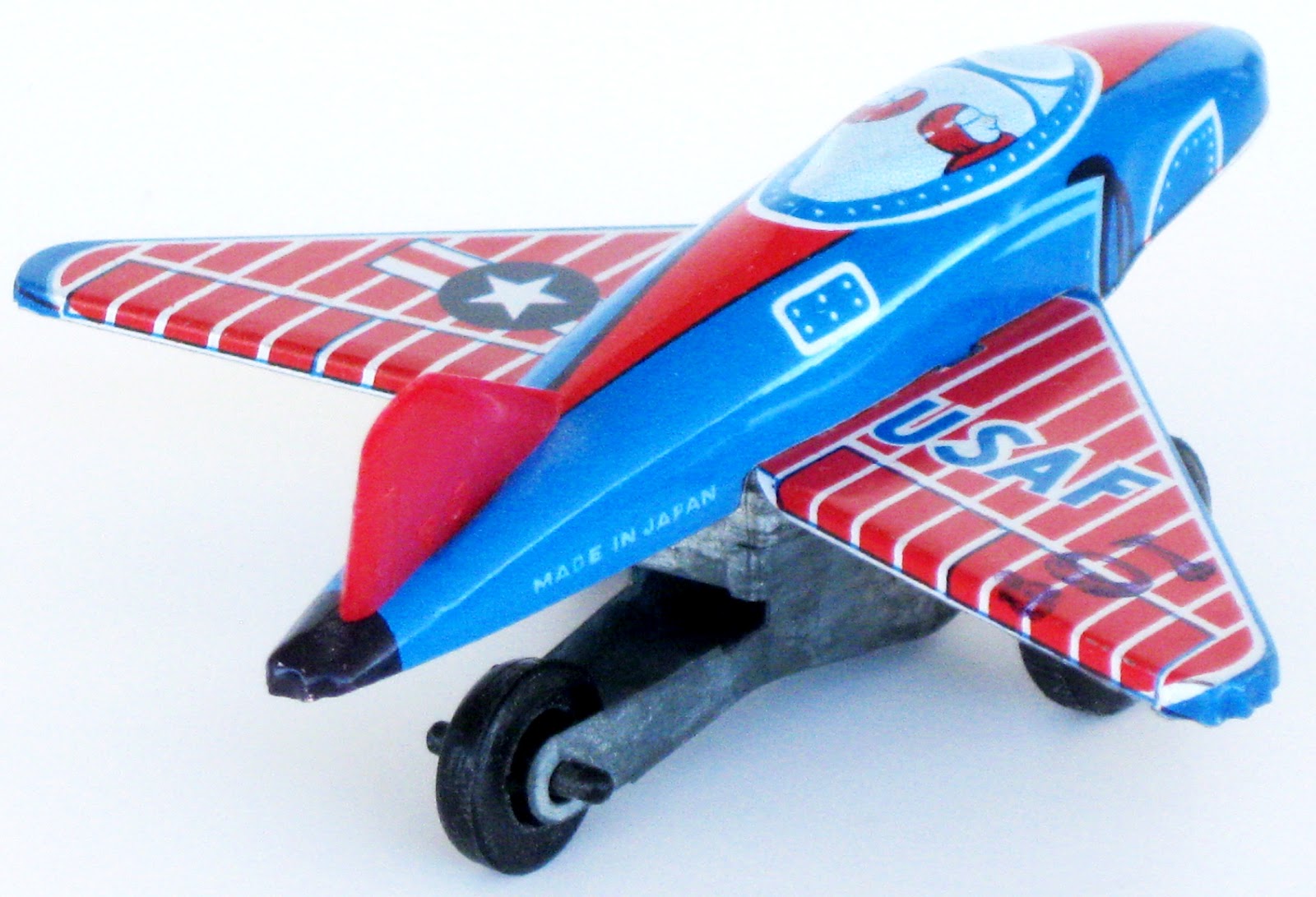 Toys and Stuff: Japan - 'S2' USAF Mini-Jet - Blue
