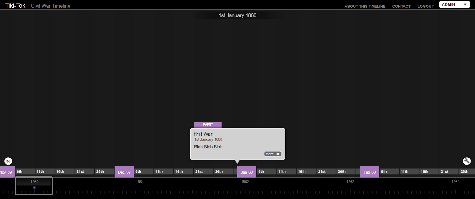 Tiki Toki {Interactive Timeline Creation}