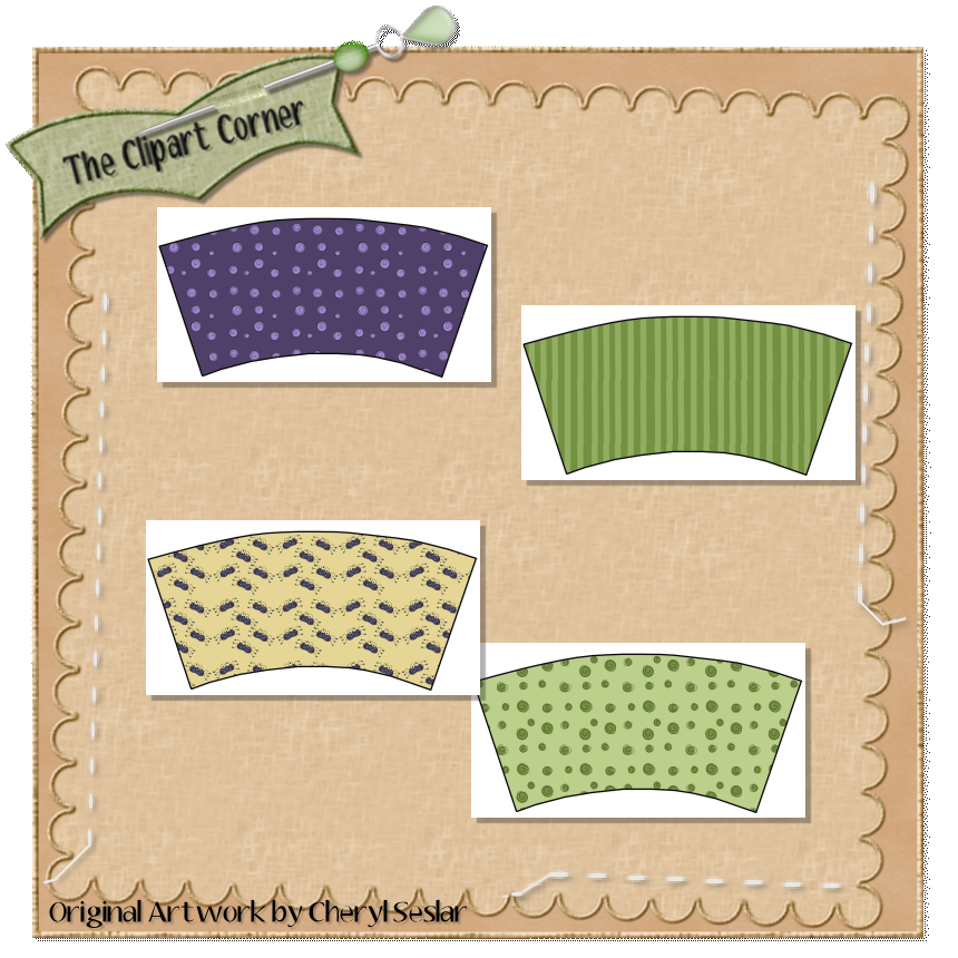 The Clipart Corner: Grim Halloween Dixie Cup Templates