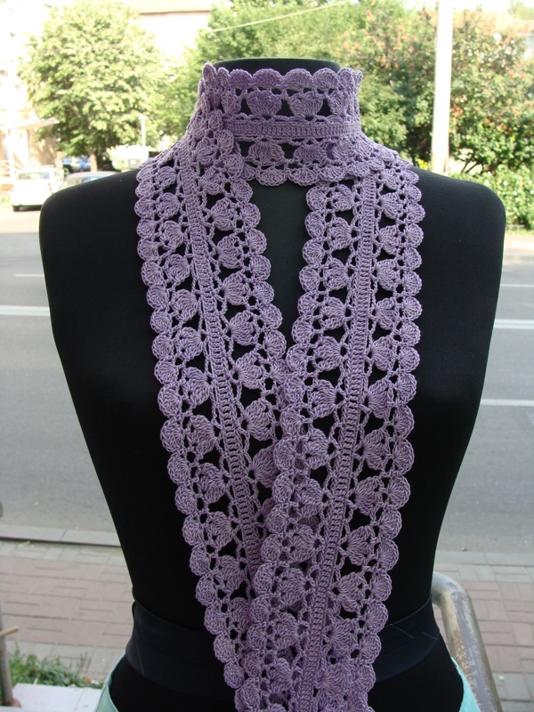 Accesorii croşetate de Mihaela Achiroaie: Esarfa crosetata: 29.07.202