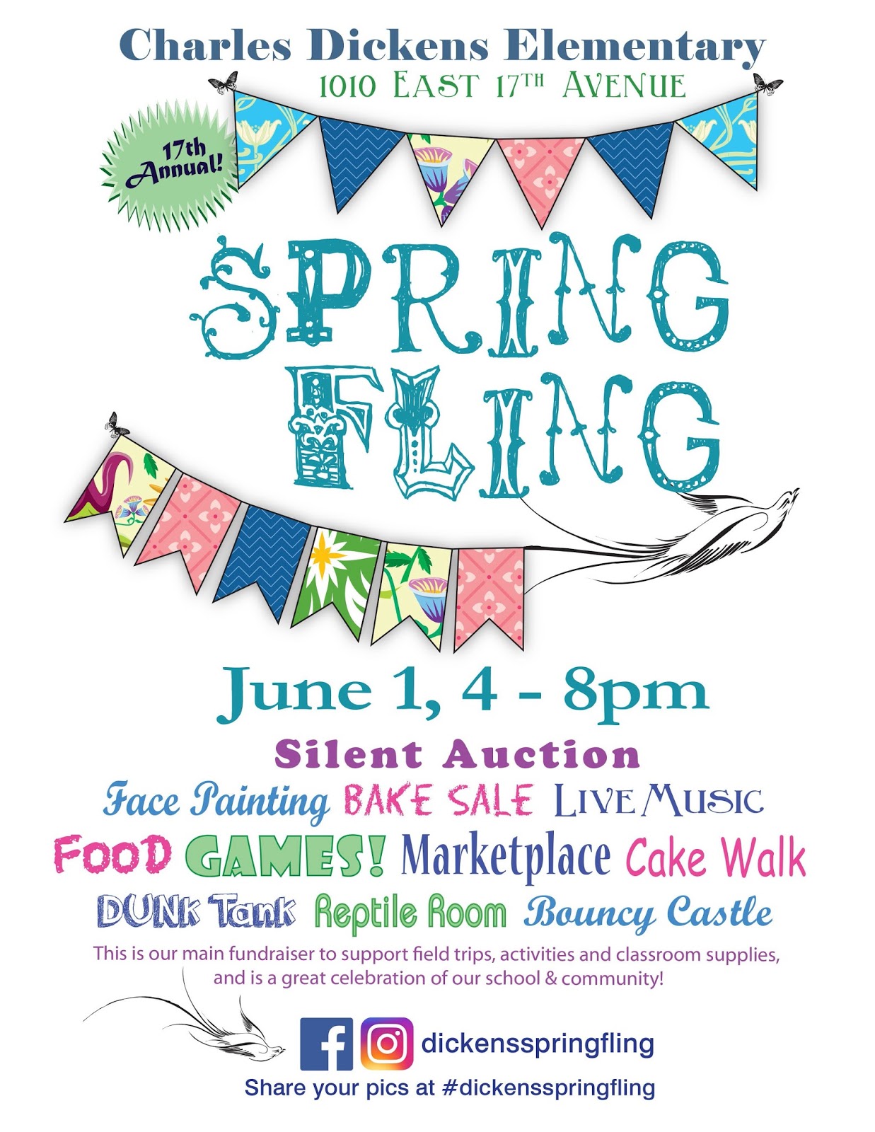 CHARLES DICKENS PAC: 17th Annual SPRING FLING at Charles Dickens Elementary