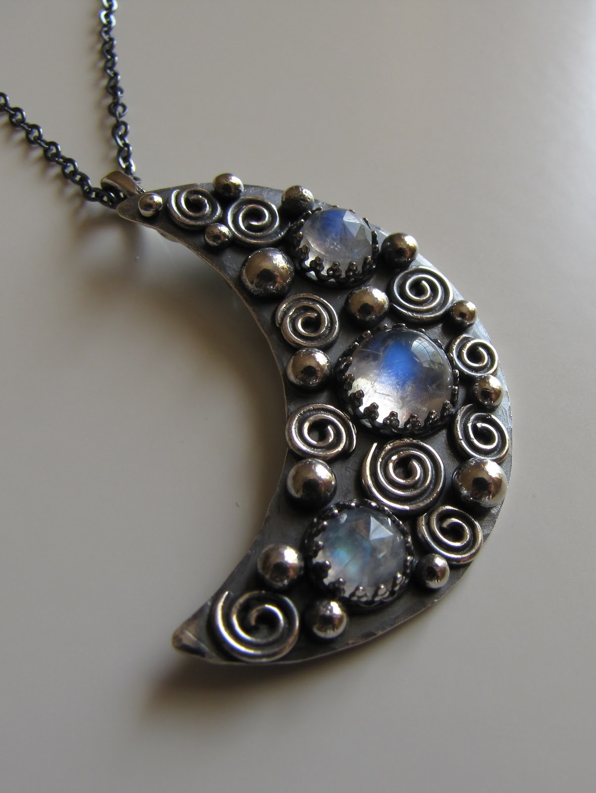 Amy Nicole Artisan Jewelry: Magic Moon Necklace...