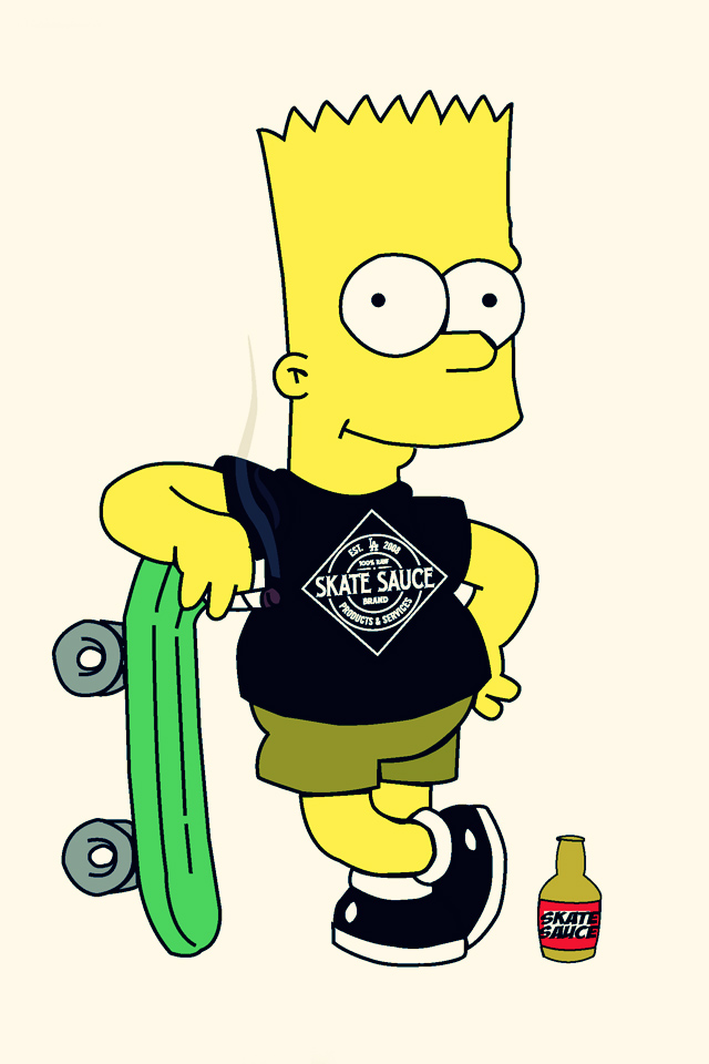 Bart simpson skateboarding - Imagui