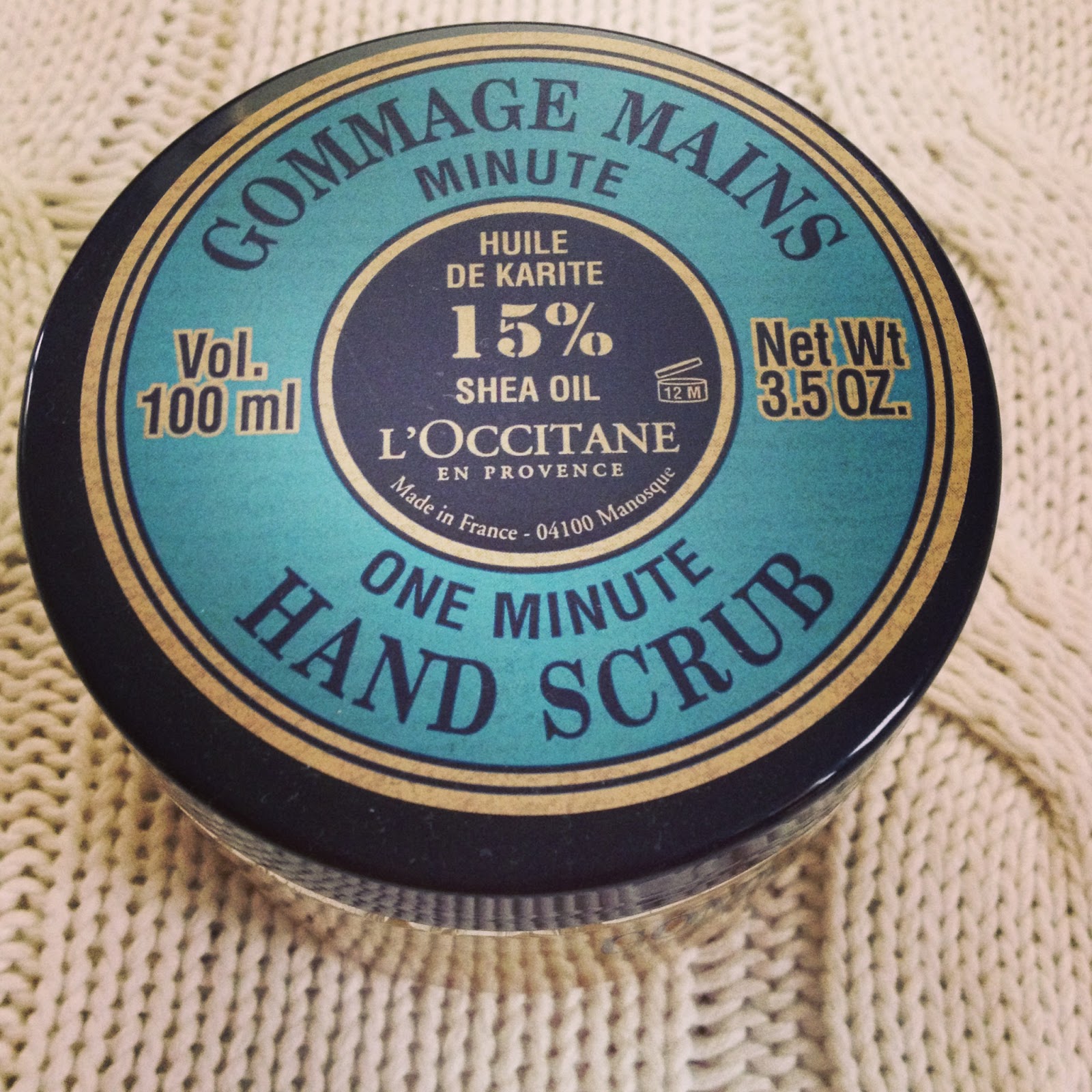 Juicy Beige: One Minute Hand Scrub L'Occitane