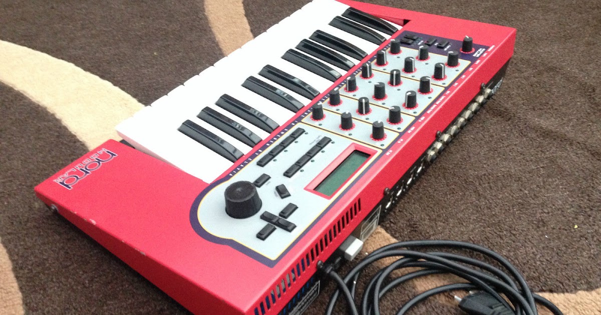 MATRIXSYNTH: Clavia Nord Modular G1 Keyboard Synth SN MA2018