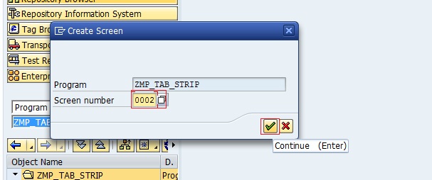 TECHSAP : Creating Tab Strip In Module Pool Program
