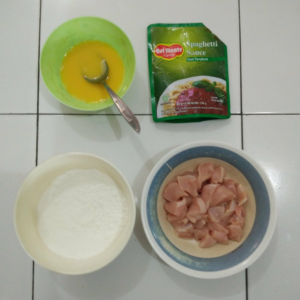 Chicken Pop Rice Bowl With Bolognese Sauce Recipe