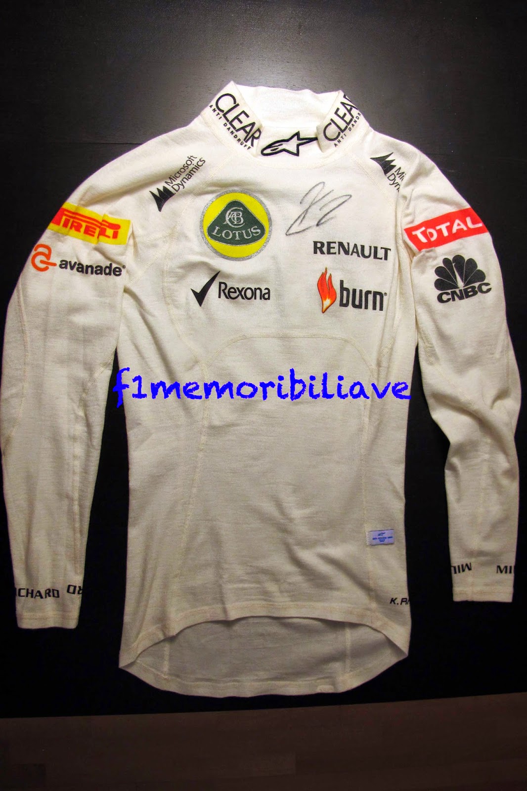 Formula 1 Memoribilia: New Arrivals... Sebastian Vettel 2013 Nomex ...
