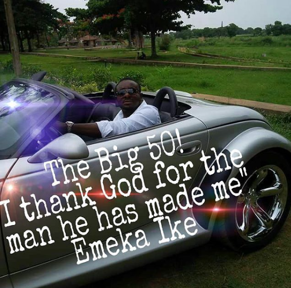 Actor Emeka Eke celebrates 50 years!