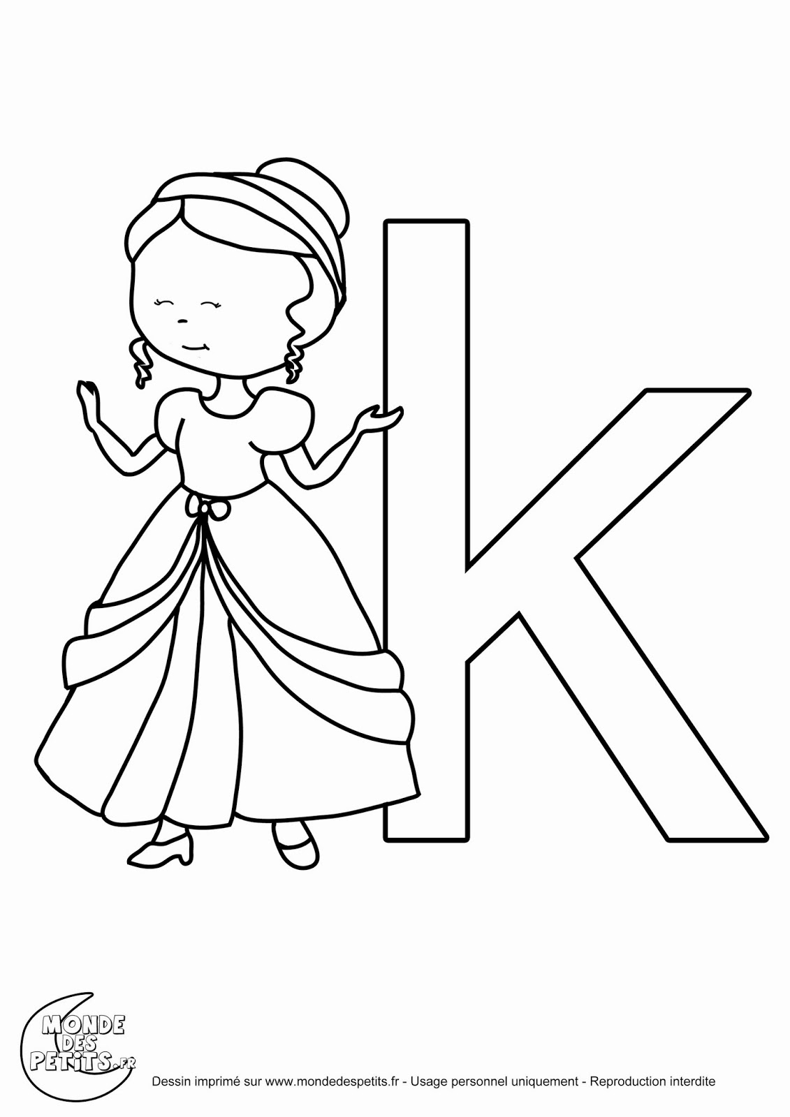 SGBlogosfera. María José Argüeso: COLORIAGE ALPHABET PRINCESSE