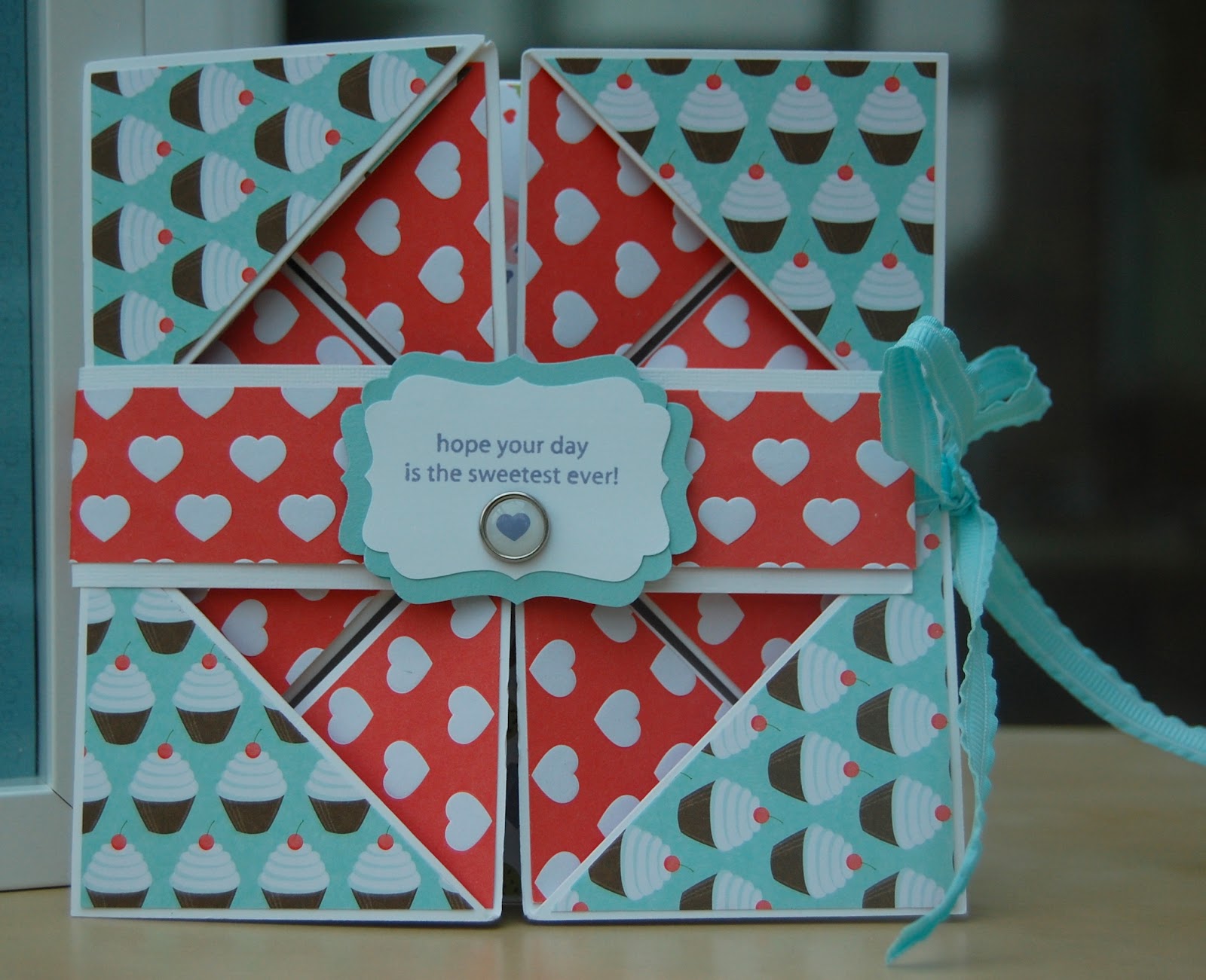 Square Fold Out card! - The Paper Haven