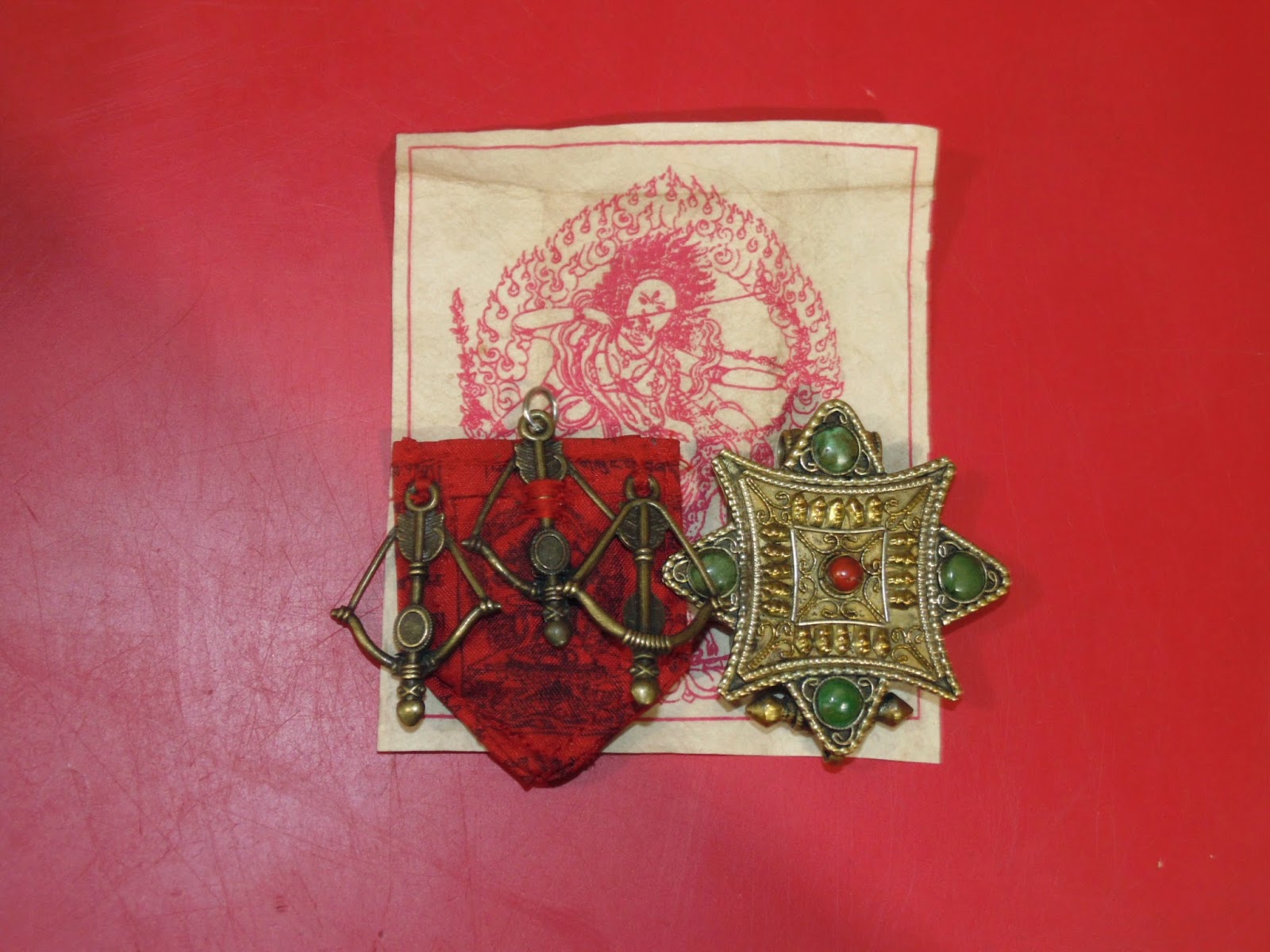 Tibetan Healing Amulet: Kurukulle for love and Compassionate Activity