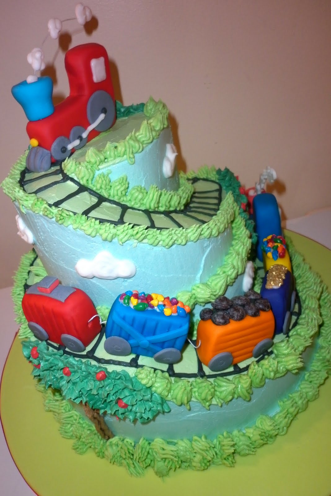 Caketopia: Train Cake for Elijah
