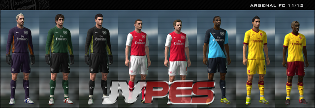 Editando Uniformes P.E.S.: Uniforme Arsenal 2011/2012