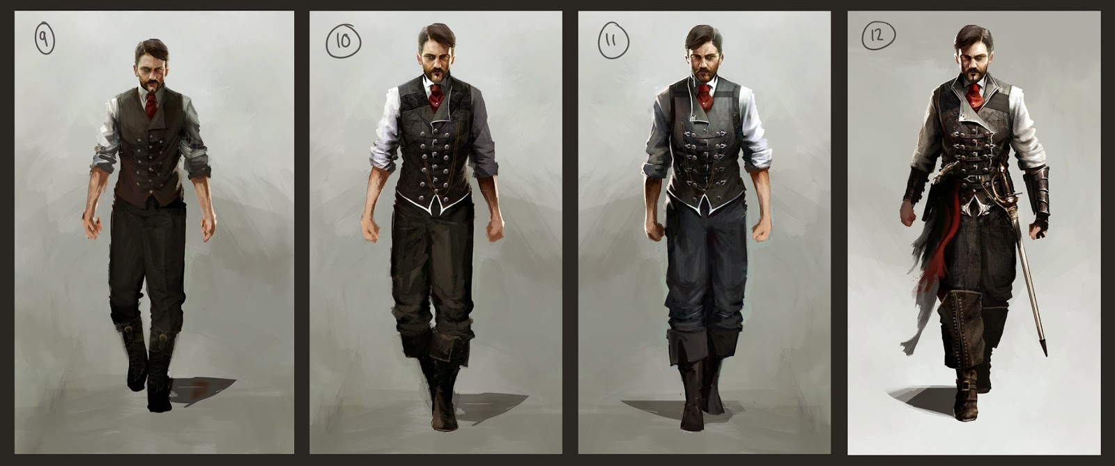 Happy Mutt Design: Assassin's Creed Character Design Development