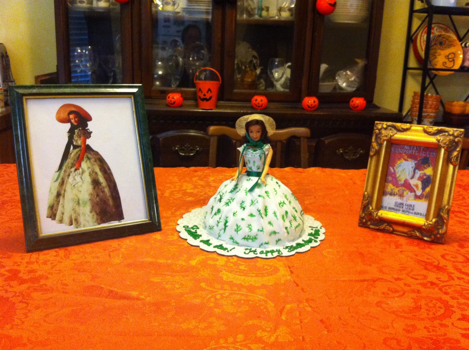 Gingerly Created Confections: Scarlett O' Hara Cake