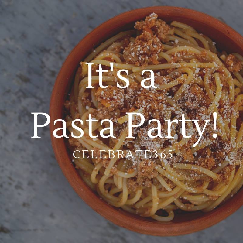 Corn, Beans, Pigs and Kids: It's a Pasta Party #Celebrate365
