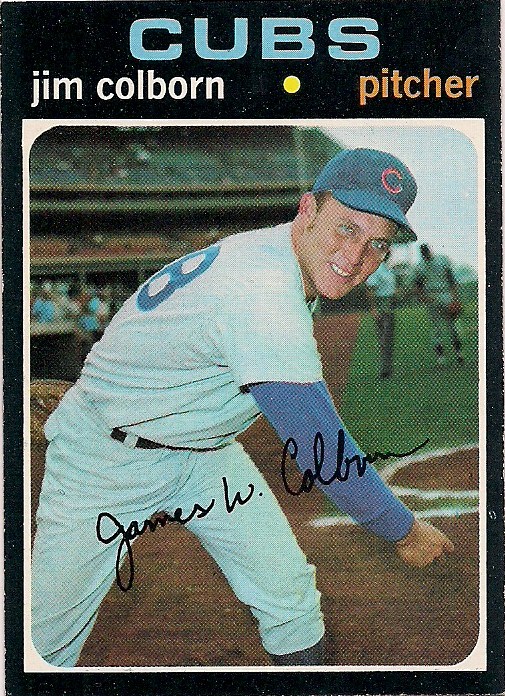 Topps 1971: no. 38 - jim colborn
