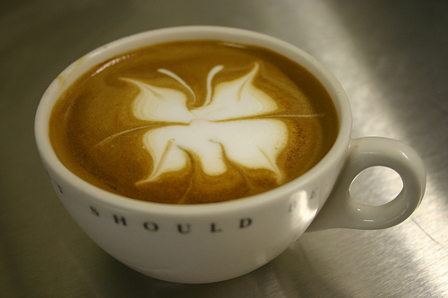 Reteta de acasa: Cafea cu model