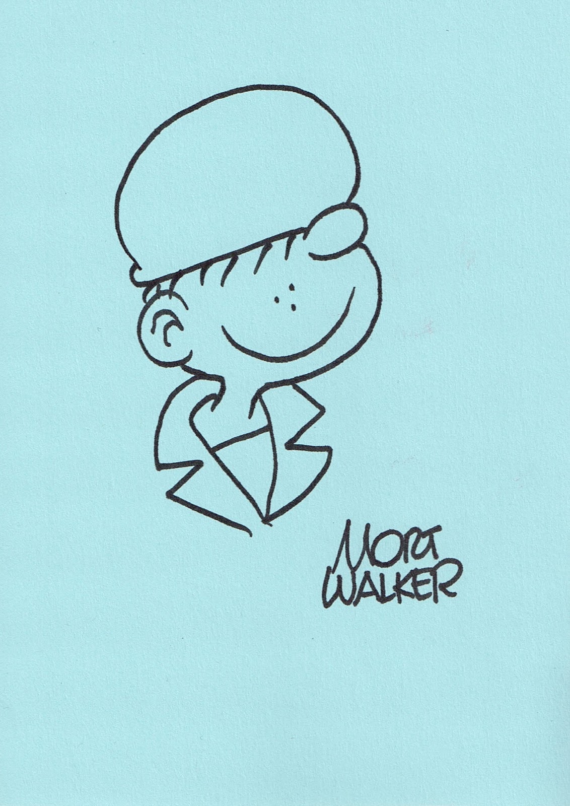 Marks Autographs Ttm Success Cartoonist Mort Walker