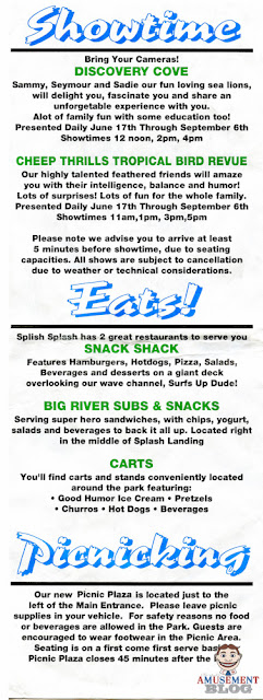 The Amusement Blog: Splish Splash Long Island 1994 Park Map