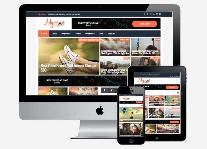 My Mag Responsive Magazine Blogger Template - TemplateMark My Mag Responsive Magazine Blogger Template - TemplateMark