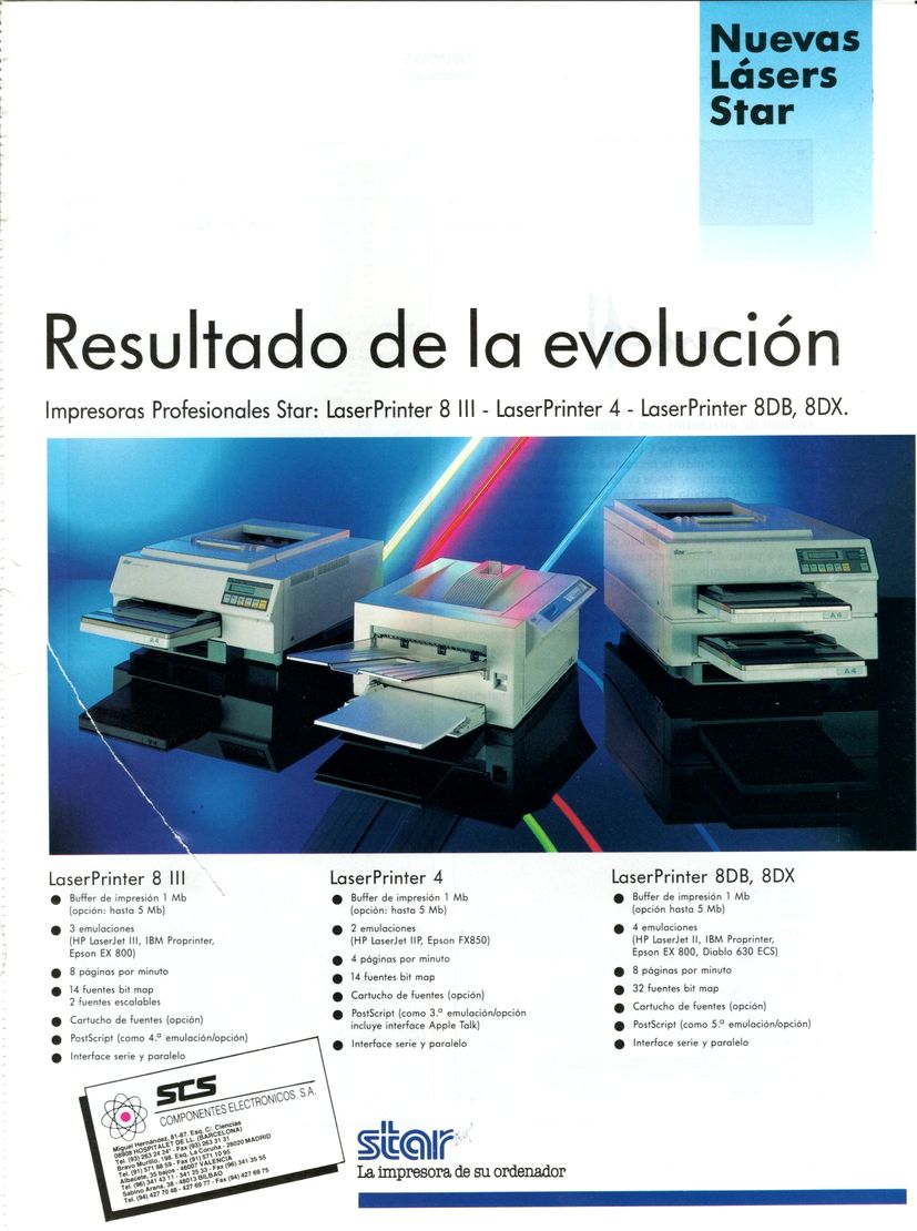 Informatica Viejuna: Star laser printers
