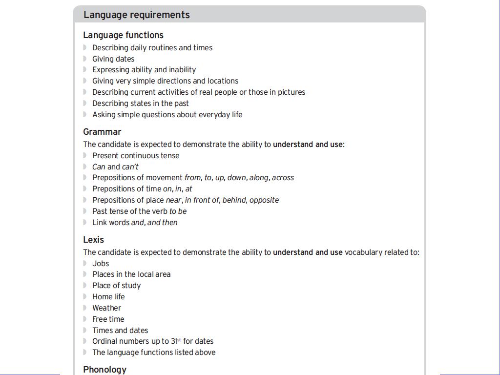 funwithenglishandmore: Trinity GESE 3 exams