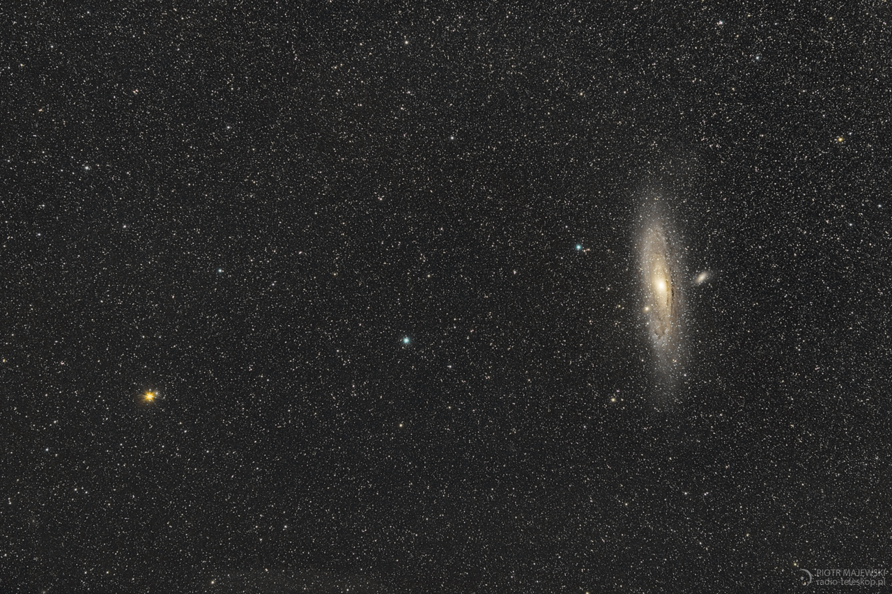 esplaobs: FROM MIRACH TO ANDROMEDA GALAXY Taken by Piotr Majewski on ...