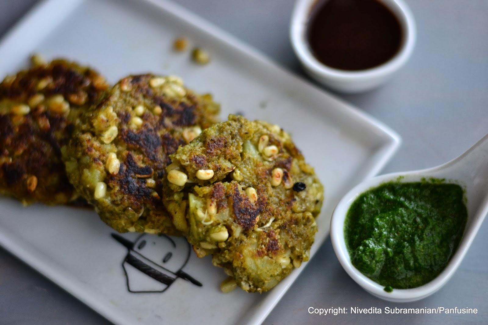 Day 69 - Sprout chaat Patties (Kid Friendly)