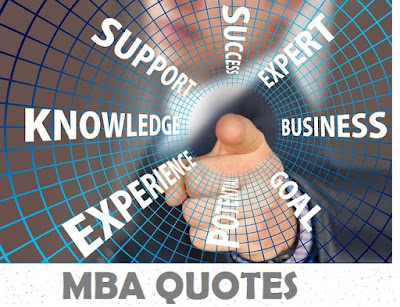 MBA Quotes of Inspiration for aspiring students to achieve Succcess.