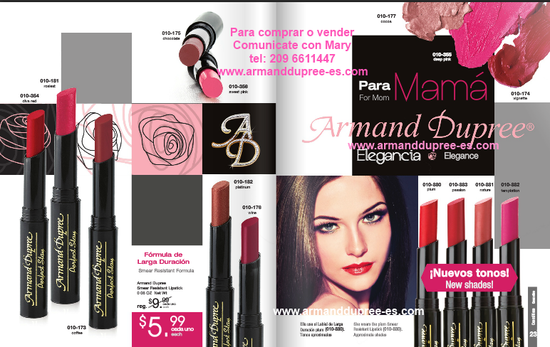 ARMAND DUPREE / FULLER COSMETICS: PINTALABIOS DE LARGA DURACION