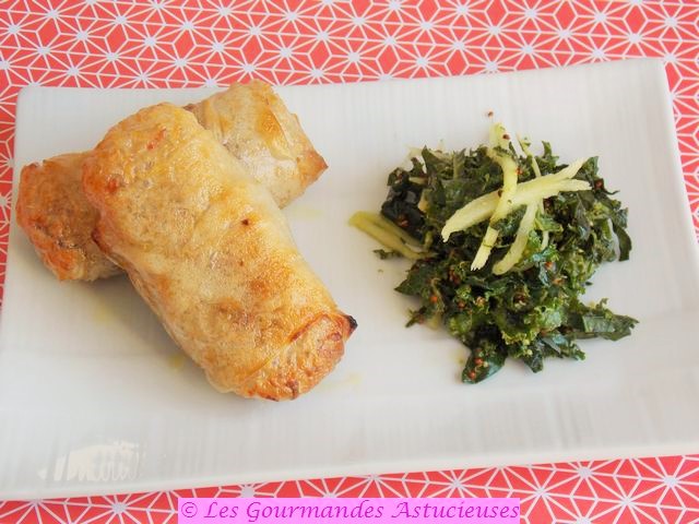 Nems au "poisson" Vegan