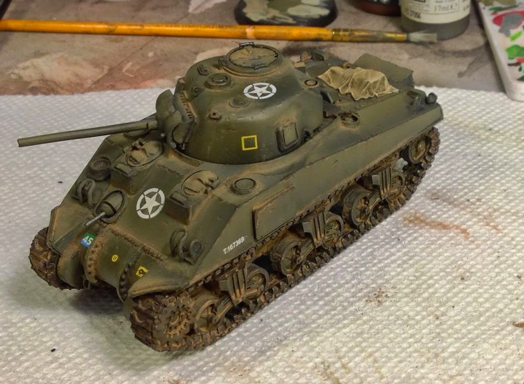 40k Hobby Blog: Bolt Action British Sherman V WIP