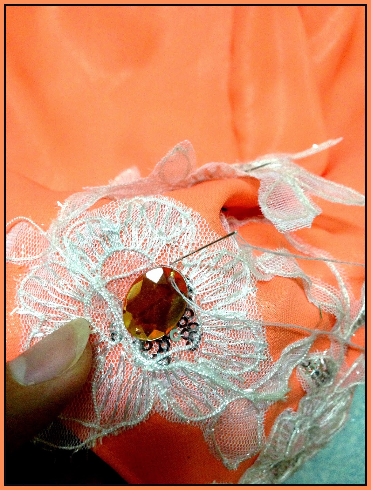 Mohd Faiz Haikal: CARA JAHIT MANIK DAN LACE 2 : CORAK MANIK