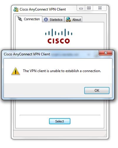 Cisco Anyconnect + Kaspersky: 'The VPN Client is unable to establish a ...