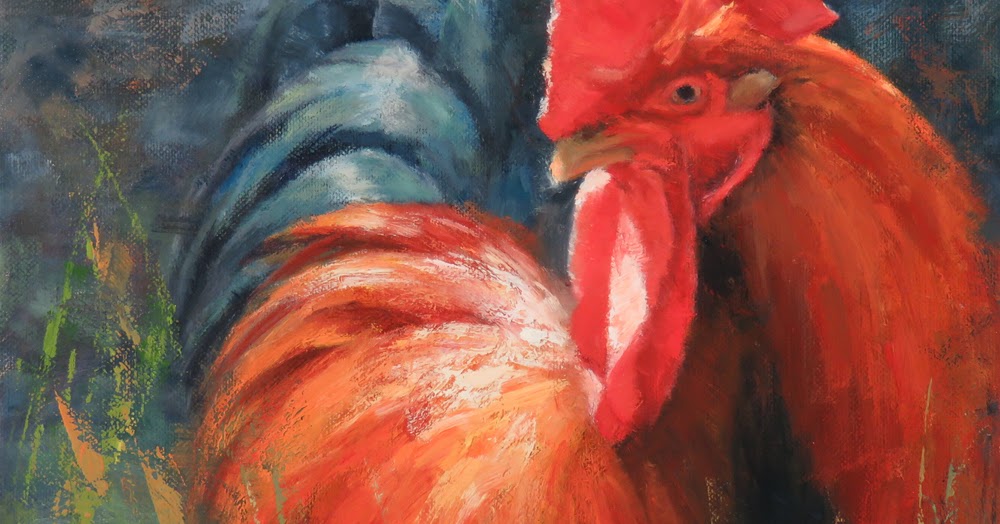 Naomi Gray's Painting of the Day: Leo the Red Rooster