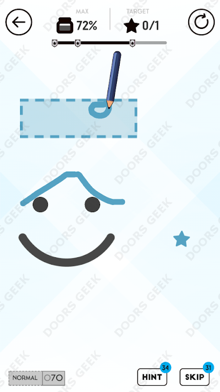 Draw Here Level 70 ~ Doors Geek