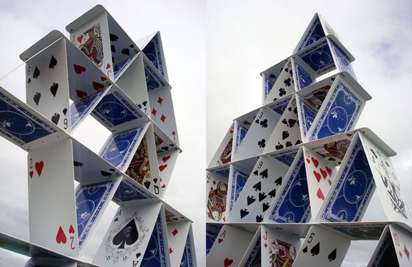 Giant house of cards