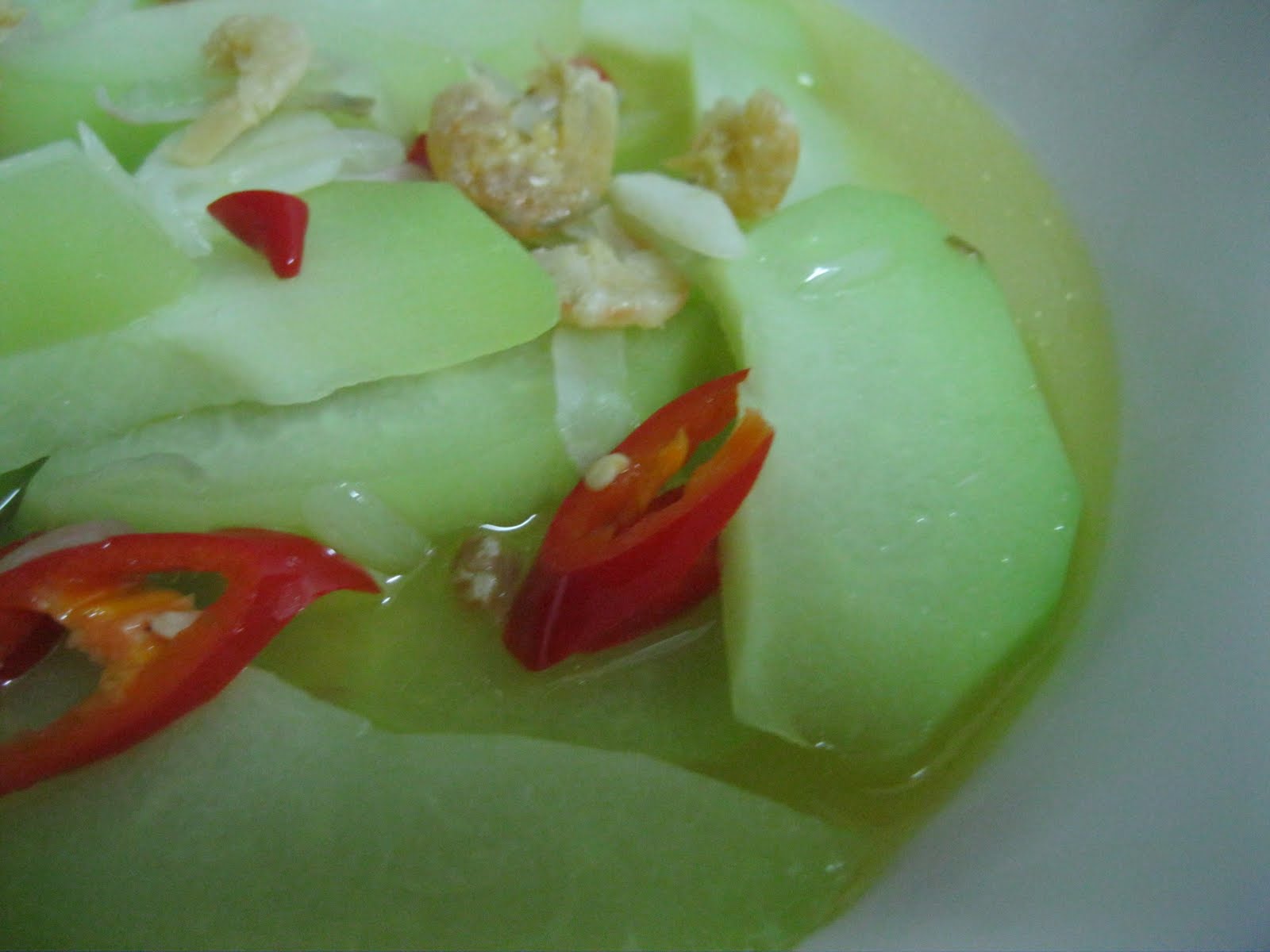 Dari Dapur Maklong: Masak Tumis Air Labu Siam