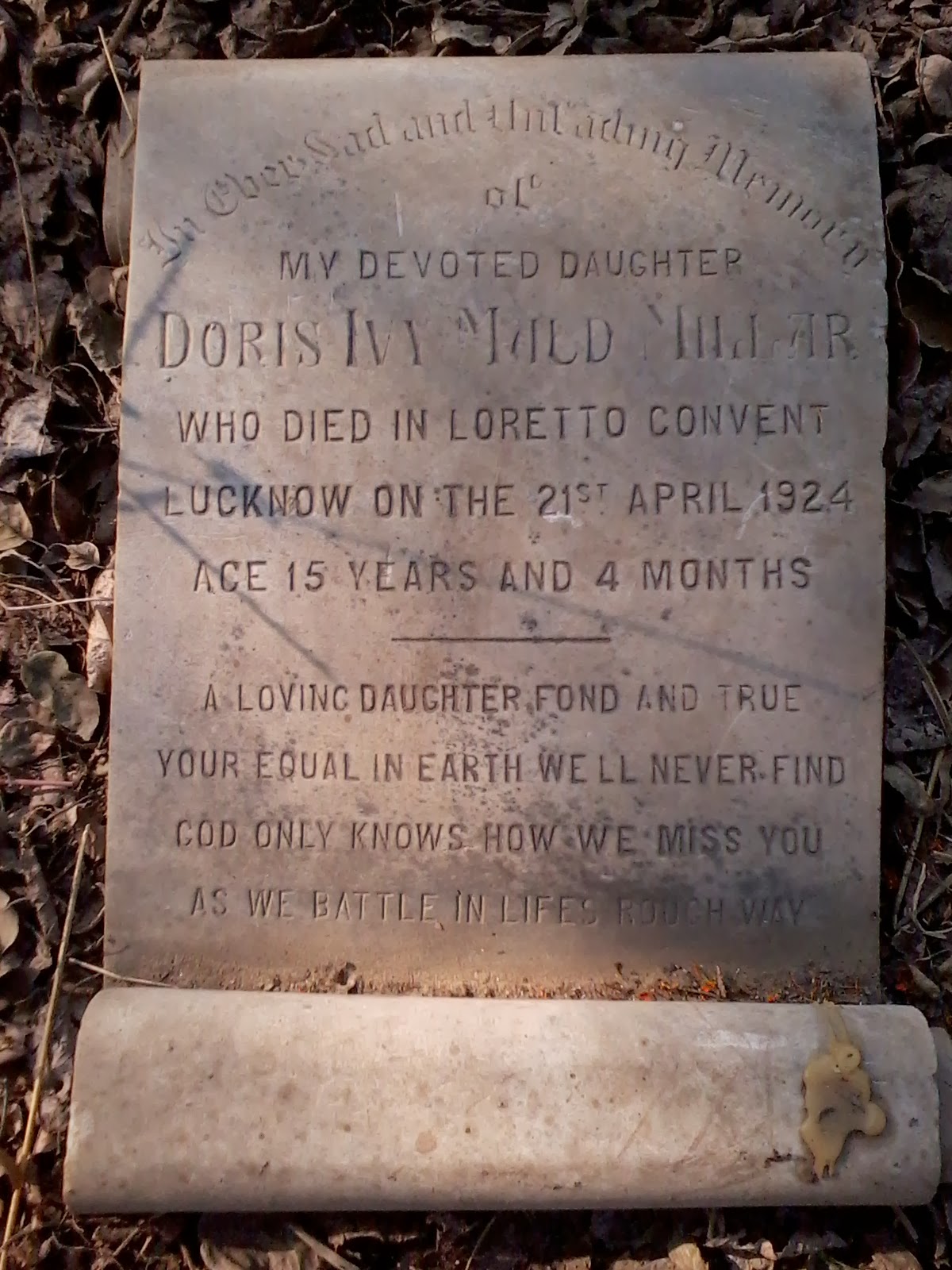 guava gardens: Doris Ivy Maud Millar died 1924