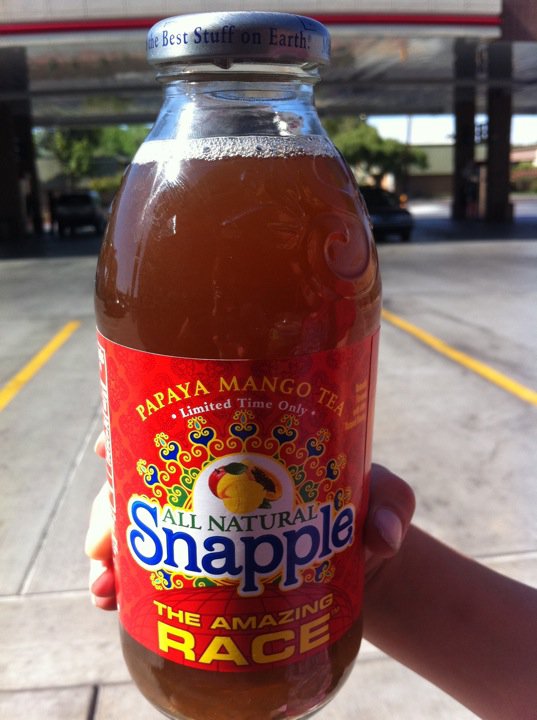 Tea In All Weathers: Day 41: Snapple Papaya Mango Tea