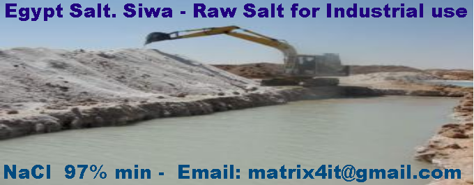 A 1 Of All: The whereabouts of salt in Egypt