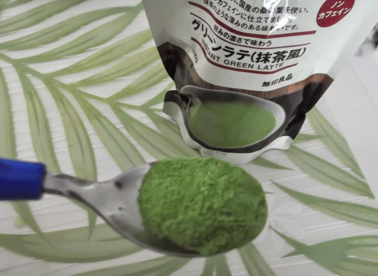 Karuchā Baruchā: Matcha of the Day: Muji instant matcha latte