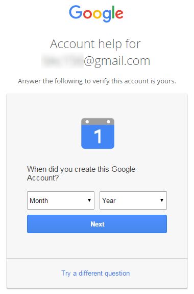 Gmail Account Recovery
