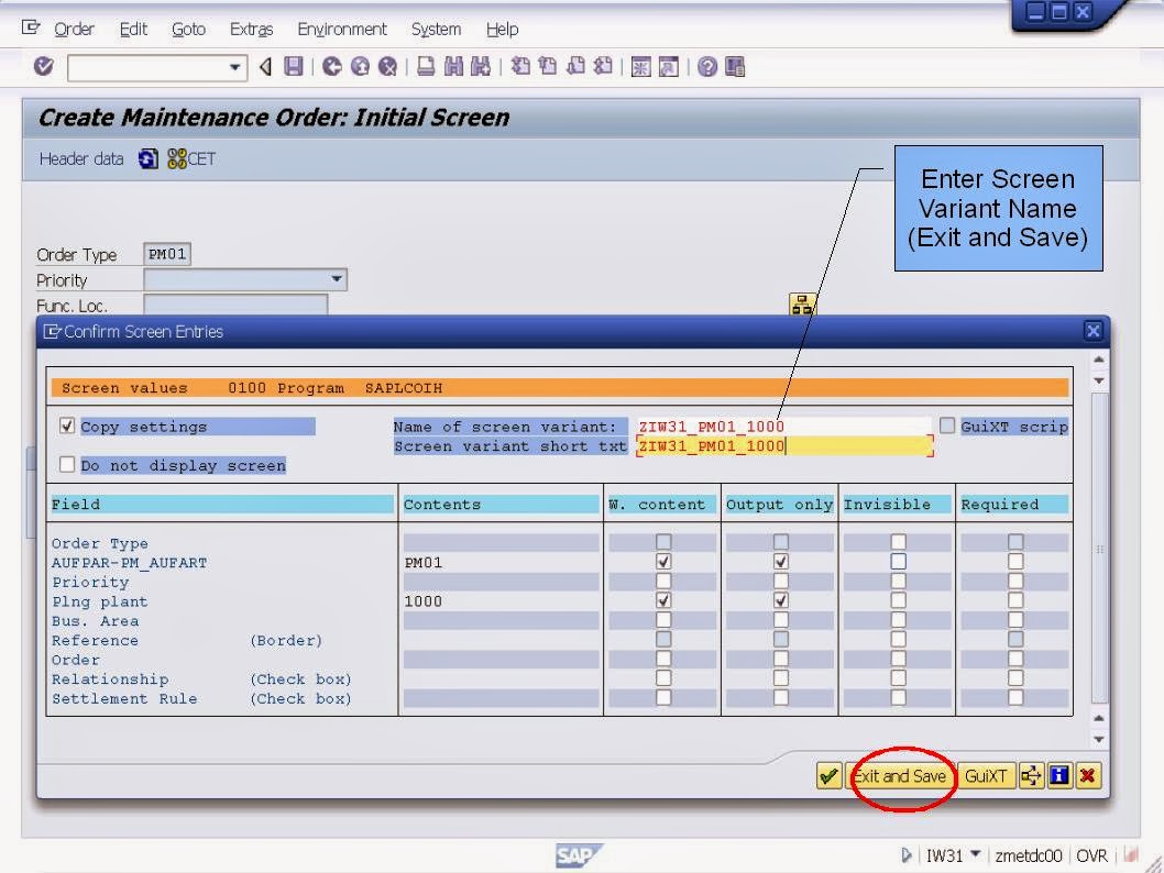 青蛙SAP分享 Froggy's SAP sharing: PM Transaction Variant for IW31 with ...