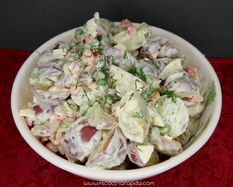 Ensalada de Papa Roja - Mi Cocina Rápida