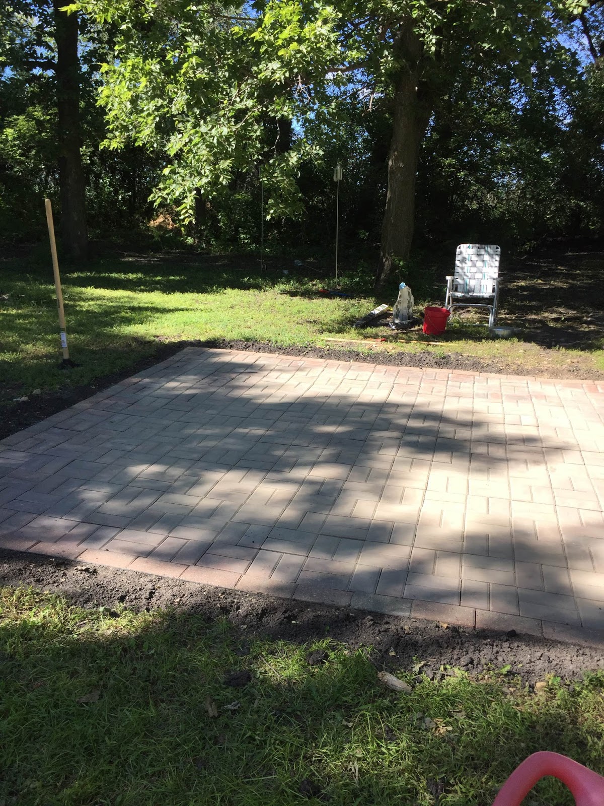 DIY Sunday: The No Good Terrible Paver Patio Project | The Dabbling Crafter