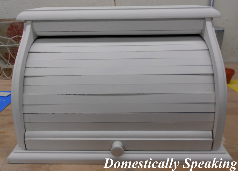 Domestically Vintage: White Bread Box ~ With Annie Sloan Chalk Paint